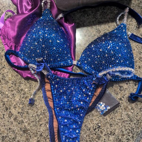 Competition Set - Rhinestone Fitness - NPC - IFBB - WBFF - Figure ...