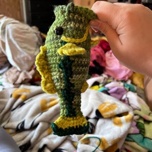 PDF Mini Largemouth Bass No-sew Amigurumi Crochet Pattern ...