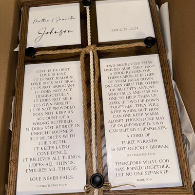 A Cord of Three Strands Unity Ceremony Idea Cross Braid - Etsy