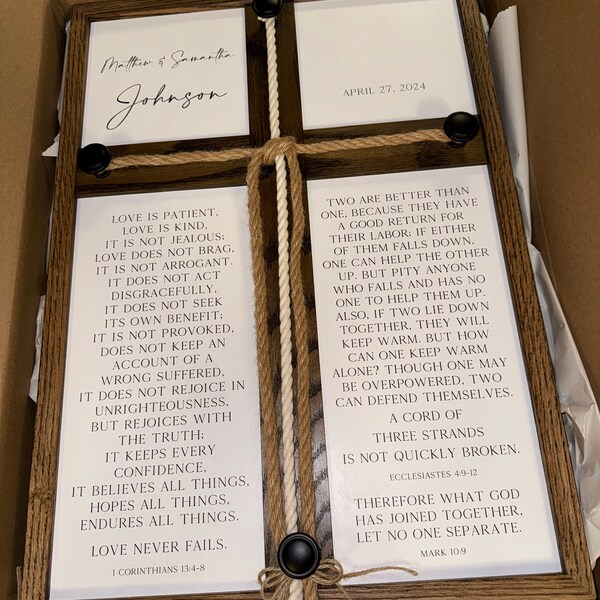 Custom Trinity Braid, Corinthians Love is Patient Love is Kind, A Cord ...