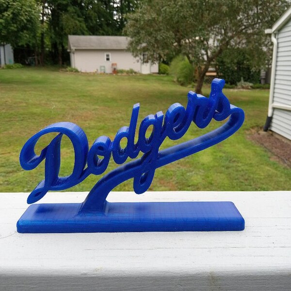 LA Dodgers Baseball Sign • La Dodger Fans • Baseball Décor • Baseball ...