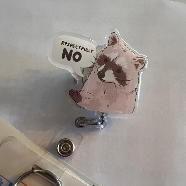 Raccoon Aur Naur Funny Cute Acrylic Magnet Gifts Under 10 Novelty ...