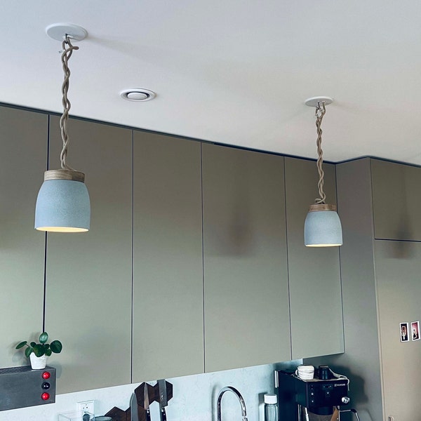 Triple Spotlight Strip Made of Solid Oak Wood With Ceramic Shade, GU 10 ...