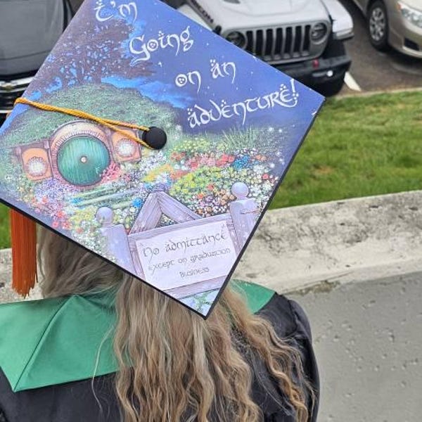 Custom Acotar Graduation Cap Topper, Personalized Bookish Girl Grad Cap ...