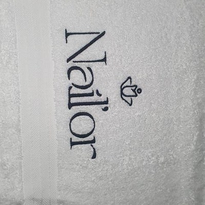 Personalised Towel With Business Logo, Name Embroidery, Custom Logo ...