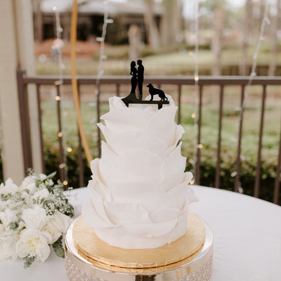 Wedding Cake Topper With Dog,boxer Dog,boxer Dog Cake Topper,cake ...