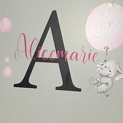 Custom Mermaid Tail Name Wall Decal Personalized Sirenita - Etsy