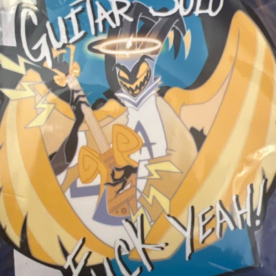 Guitar Solo Adam Sticker Hazbin Hotel Sticker Gloss Vinyl Sticker Adam ...