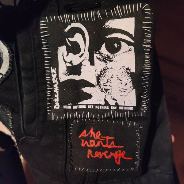 Goths Against Fascism-punk Patches-punk Bands-punk Accessories-antifa ...