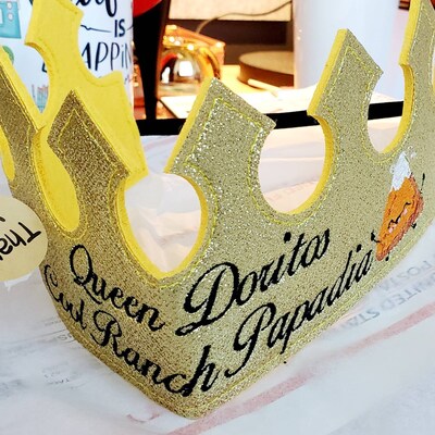 10 Personalized King Crown Party Favor - Etsy