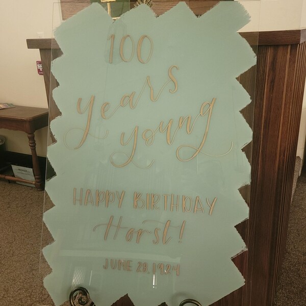 Baby Shower Hand Lettered Sign, Handmade Sign, Custom Hand Painted ...