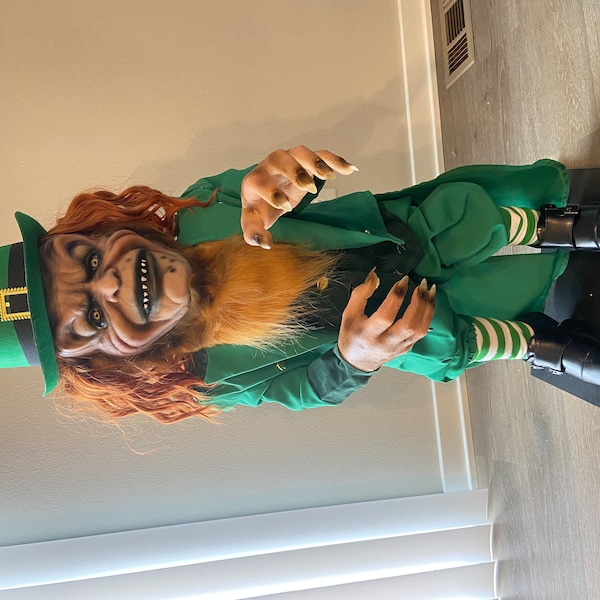 Leprechaun Inspired Free Standing Prop Four Foot Tall With Hat and ...