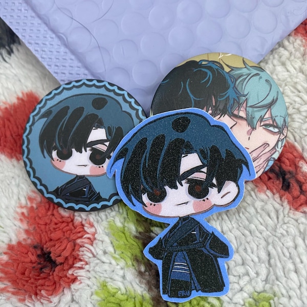 Alien Stage Pins + Sticker - Etsy