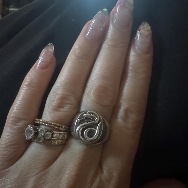 Draco Malfoy Ring, Metal Snake Ring, Slytherin Snake Shape Ring ...