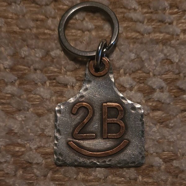 Sterling Silver Cow Tag Custom Cattle Brand Necklace for Her KEB ...