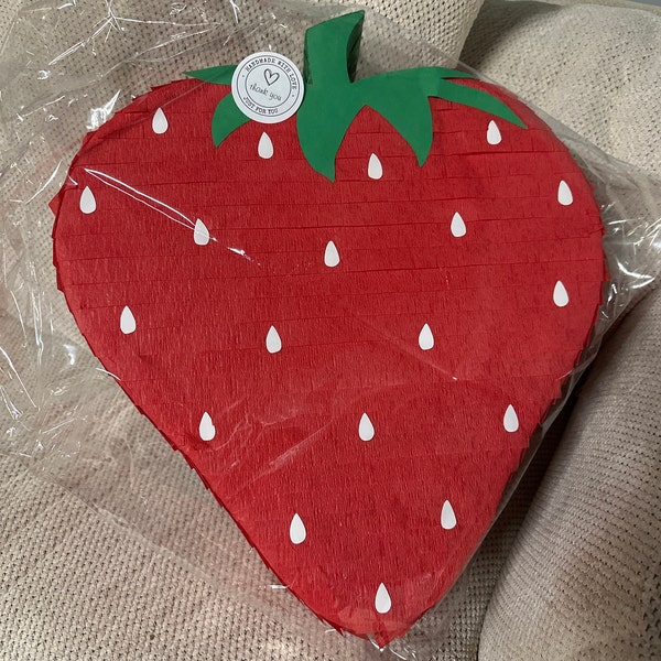 Strawberry Piñata | Berry First Birthday | Sweet One - Etsy