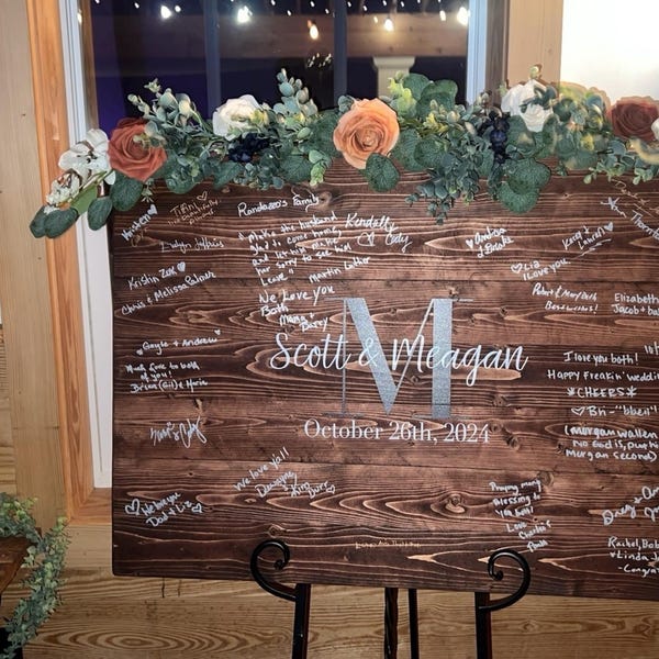 Terracotta and Rust Fall Wedding Sign Swag, Floral Sign Decor, Burnt ...