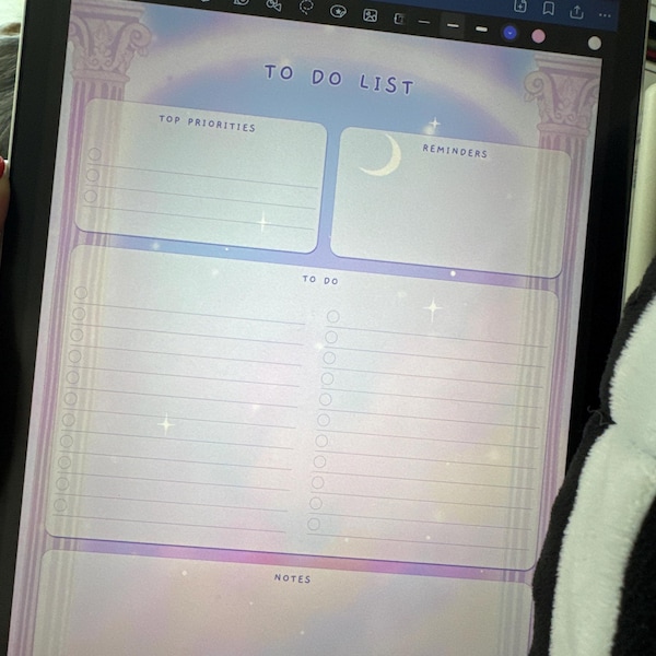 BUNDLE Cute Digital Weekly Planner + Cute Daily Planner, Kawaii Digital ...