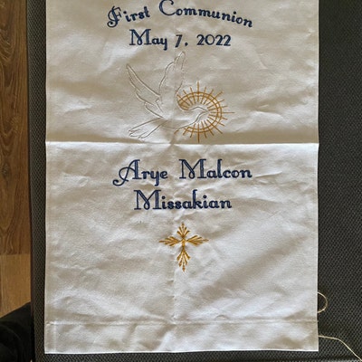 Personalized Radiant Dove Confirmation Banner - Etsy