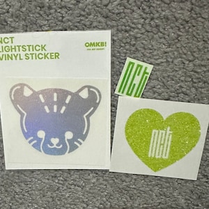 Individual NCT Animals Lightstick Decal All Members Available NCT Dream ...