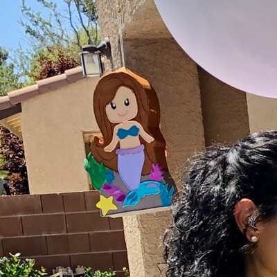 Mermaid Pinata Mermaid Birthday Party Mermaids Pinata Baby - Etsy