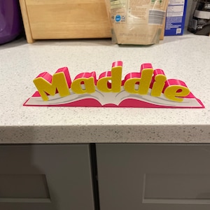 Math Pi Name Sign 3D Printed Name Plate Math Teacher Gift Math Gift ...