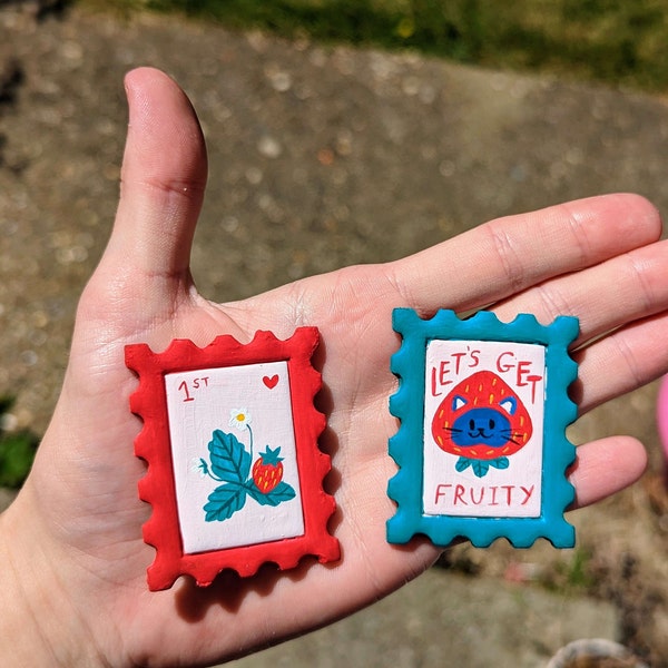 Postage Stamp Clay Cutter. Rectangle With Decorative Edge Polymer Clay ...