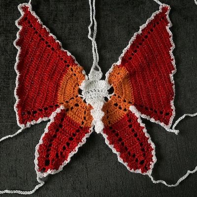 Crochet Butterfly Top Pattern - Etsy