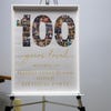 100 Years Loved Birthday Photo Collage Poster TEMPLATE Set, 100th ...