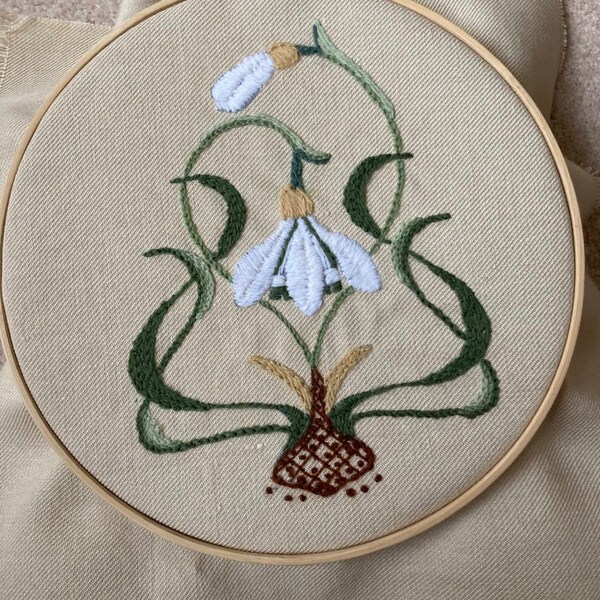 Crewel Work Embroidery Kit "pomegranates and Rowan" - Etsy