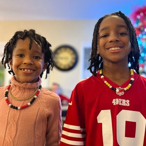 Solid Bling Baseball Necklace Red Solid Red Drip Bling Drip Necklace - Etsy