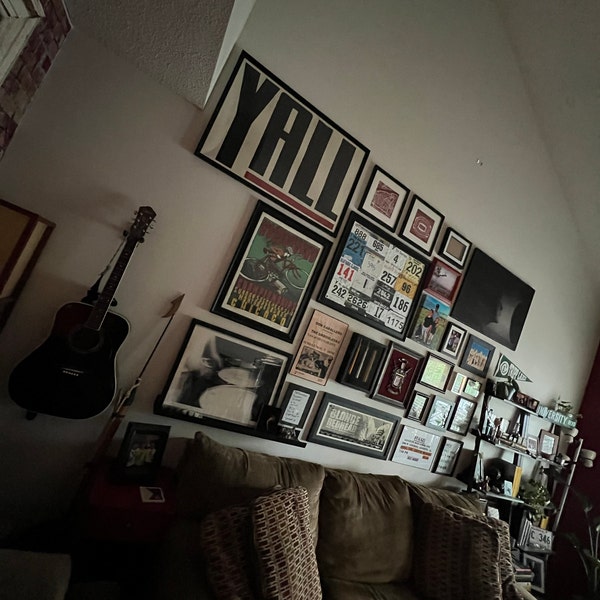 Y'all Means All Typography Poster, Western Wall Art, Southwestern Decor ...