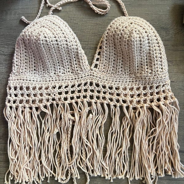 Fringe Crochet Top Pattern PATTERN ONLY - Etsy UK