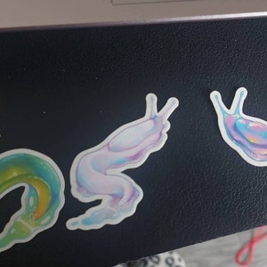 Alien Winking Cat Sticker Glitter Sticker 90's Nostalgia Cat Face ...