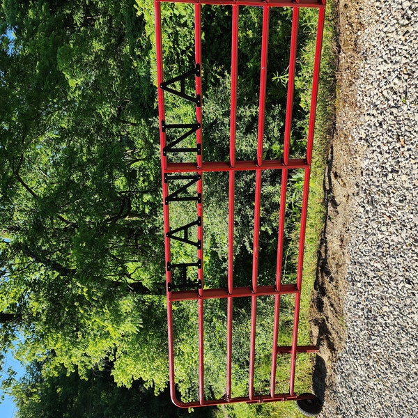 Custom Farm Gate Name Letters - Etsy
