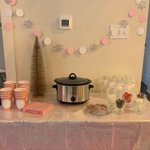 Hot Cocoa Cups, Girl Winter Onederland, Winter Wonderland, 1st Birthday ...