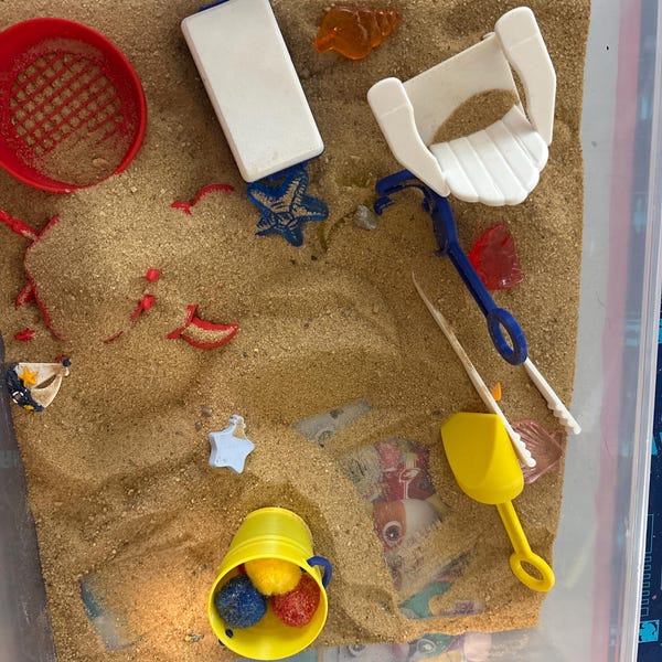Montessori Beach Day Sensory Bin - Interactive Play Kit for Kids ...