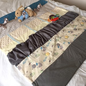 Easy Play Mat PATTERN TUTORIAL Baby Tummy Time Quilt Sensory Mat ...