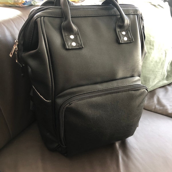 Green Baby Changing Backpack, Hospital Bag, Baby Shower Gift, Water ...