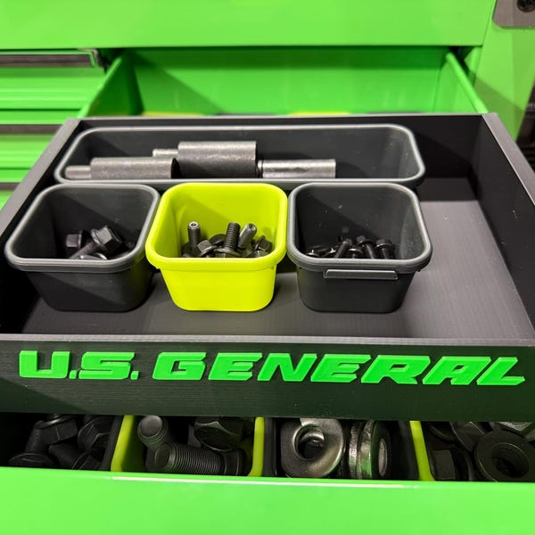 US General Toolbox WIDE DRAWER Full Width Trays - Etsy