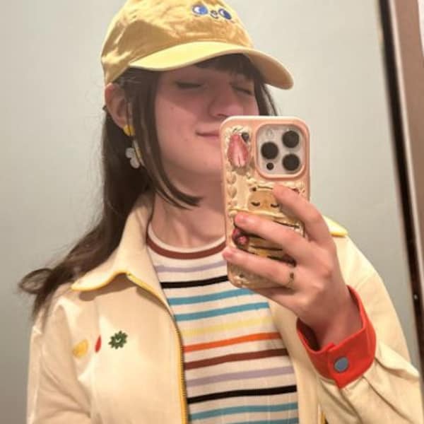 Embroidered Blushing Face Hat | Custom Colors | Unisex | 6-panel ...