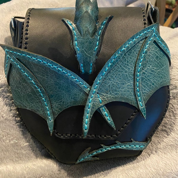 PDF & DXF Leather Dragon Hunter Bag PDF Pattern - Etsy