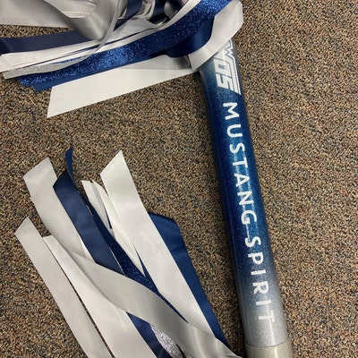 Custom Glitter/confetti-filled Spirit Sticks Football Games - Etsy