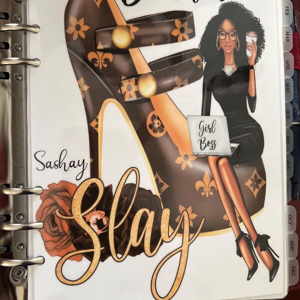 Confidence Girl Boss Dashboard Planner Cover, A5 Insert, GM MM PM ...