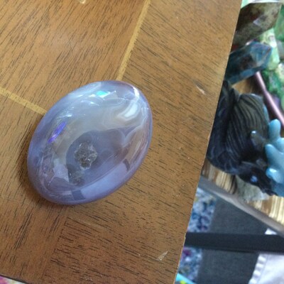 LARGE Highly UV Reactive Volcano Agate Skull Agate Skull. Volcano Agate ...