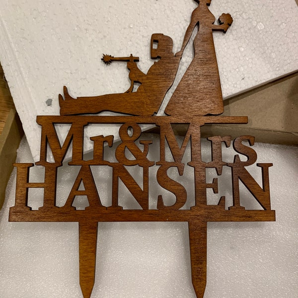 Personalized Welder and Bride Wedding Cake Topper, Professional Welder ...