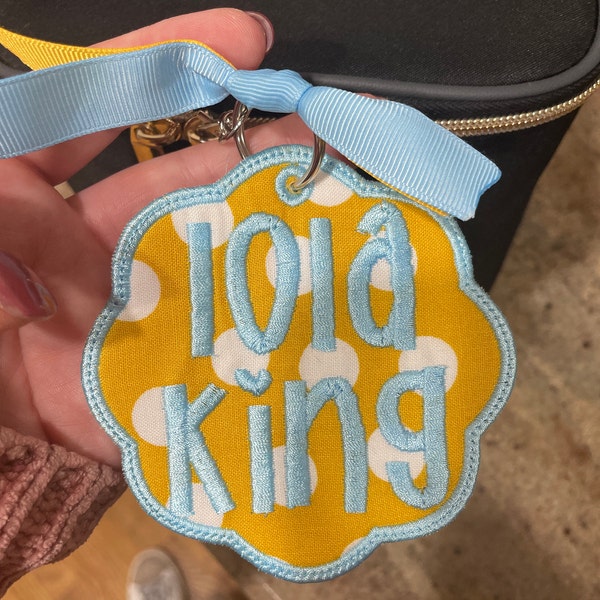 Custom Backpack Tags-monogrammed Tags-backpack Tags-monogrammed Tag ...