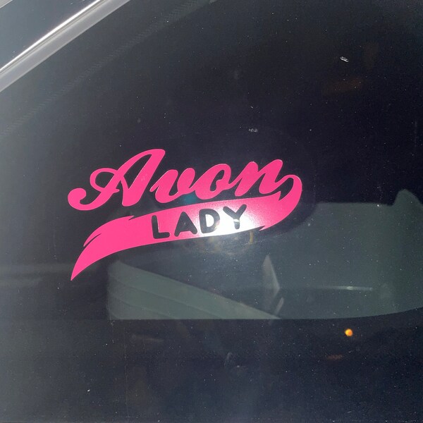 Avon Lady Vinyl Sticker Decal for Car Yeti Mascara 2.5 X 4 FREE ...