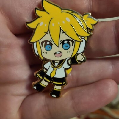 Virtual Vocalist Len Hard Enamel Pin - Etsy