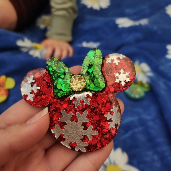 Christmas Mouse Popsocket*/keychain/badge Reel/magnet/christmas ...